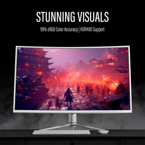 Deco Gear 39 Inch White Gaming Monitor: Unbeatable Gaming Experience